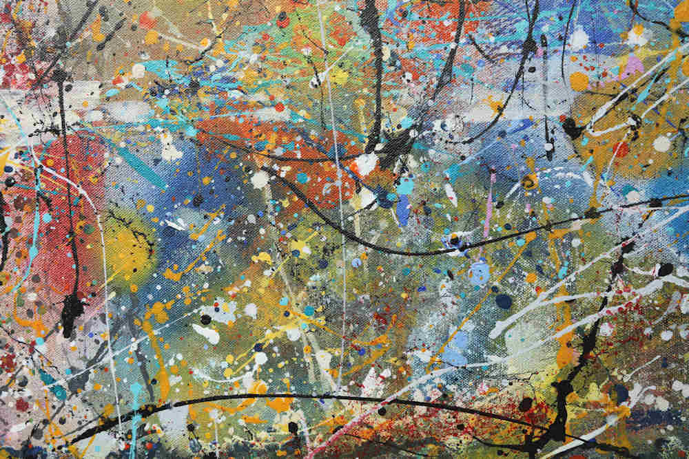 Funtime colourful abstract painting