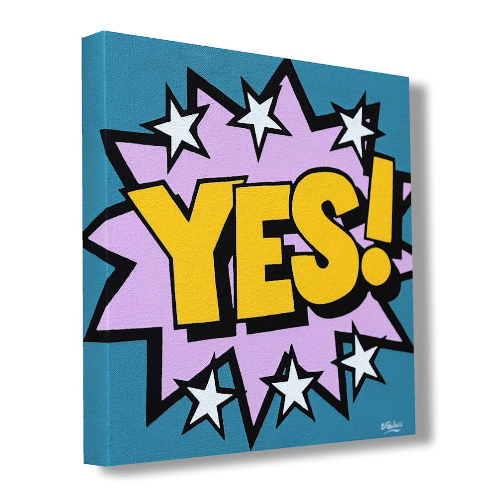 YES! - comic cartoon word art